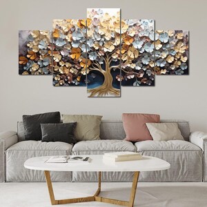 Branching Beauty: Abstract Tree Art, Nature Inspired Wall Decor, Multi ...