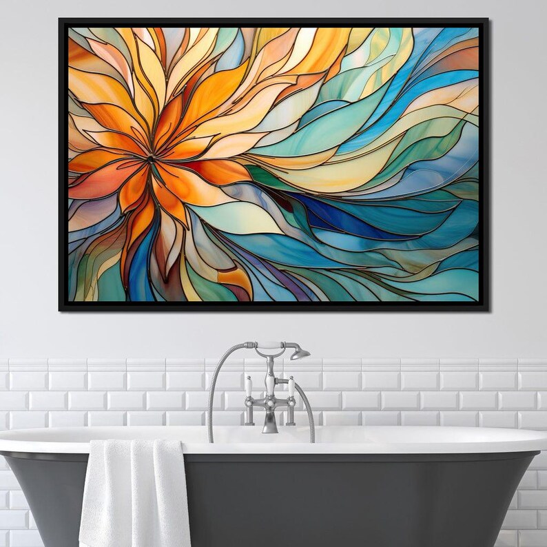 Amber Waves of Petal Patterns - Cole Williams | Vibrant Floral Wall Art ...