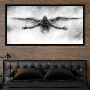 Vampire: Dark Decor | Horror Wall Art | Gothic Home Decor | Mysterious ...