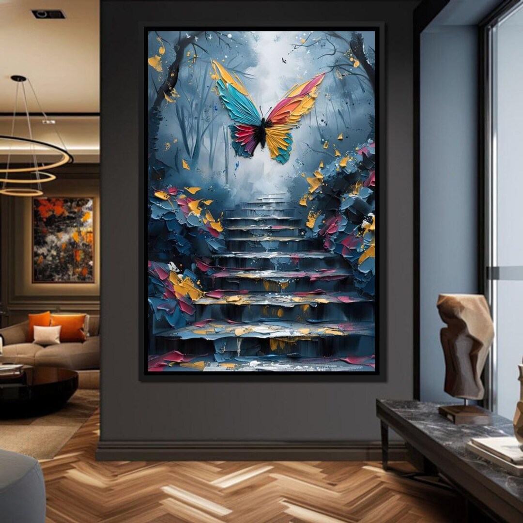 Spectral Flight Ascending: Fantasy Butterfly Art | Nature Wall Decor ...