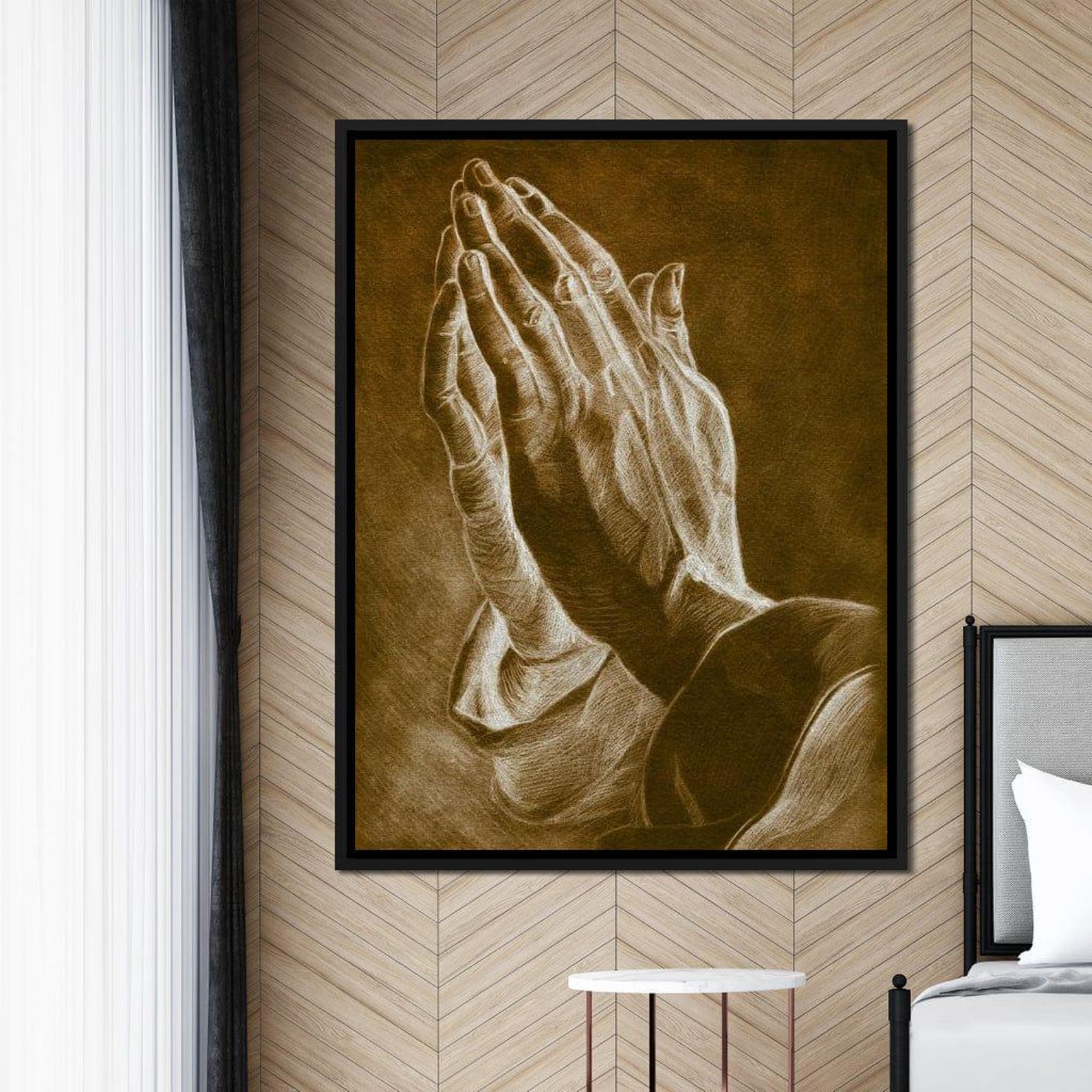 Praying Hands: Faith Wall Art | Religious Home Decor | Spiritual ...
