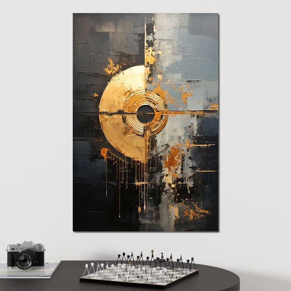 Eclipse in Golden Splendor - Tanni Cylon: Abstract Geometry, Black and ...