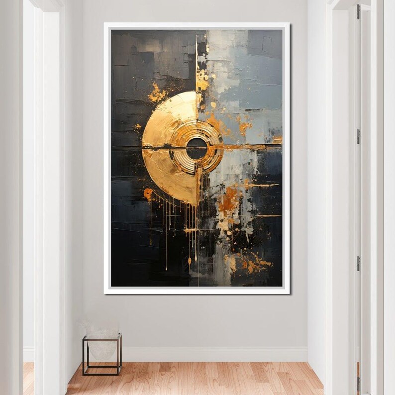 Eclipse in Golden Splendor - Tanni Cylon: Abstract Geometry, Black and ...