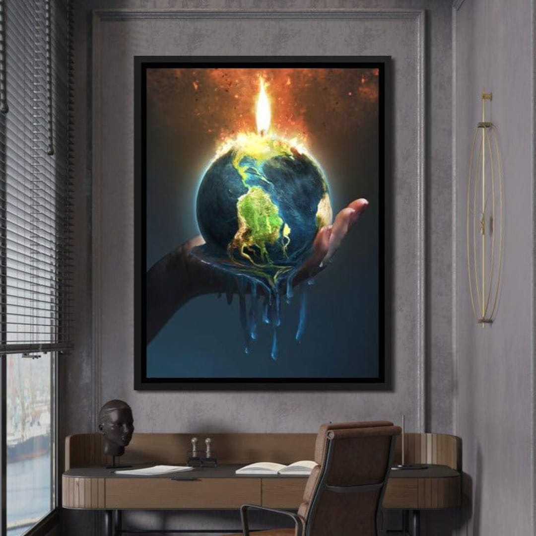 Holding the Earth: Eco Art| Environmental Art| Planetary Canvas| Nature ...