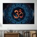Om Mantra: Spiritual Wall Art | Meditation Home Decor | Hindu Art Print ...