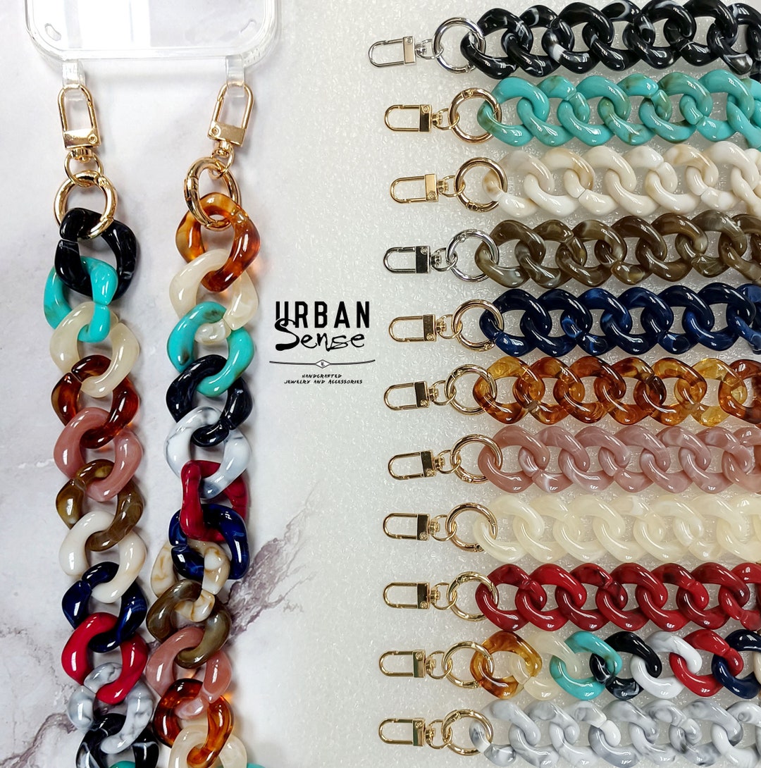 Colorful Crossbody Chain for Phone Case, Adjustable Phone Lanyard ...
