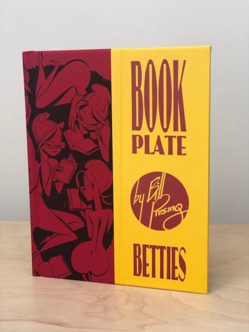 Book Plate Betties-pin up Art Book by Bill Presing - Etsy