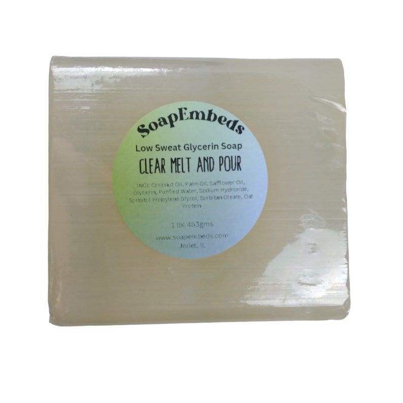 SFIC Melt and Pour Glycerin Low Sweat Soap Base 1 Lb - Etsy