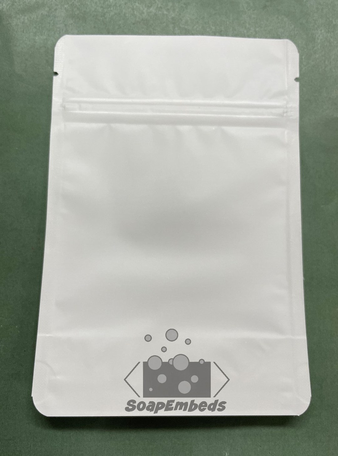 Medium White Stand up Zip Pouch Bag, 50 Pack - Etsy
