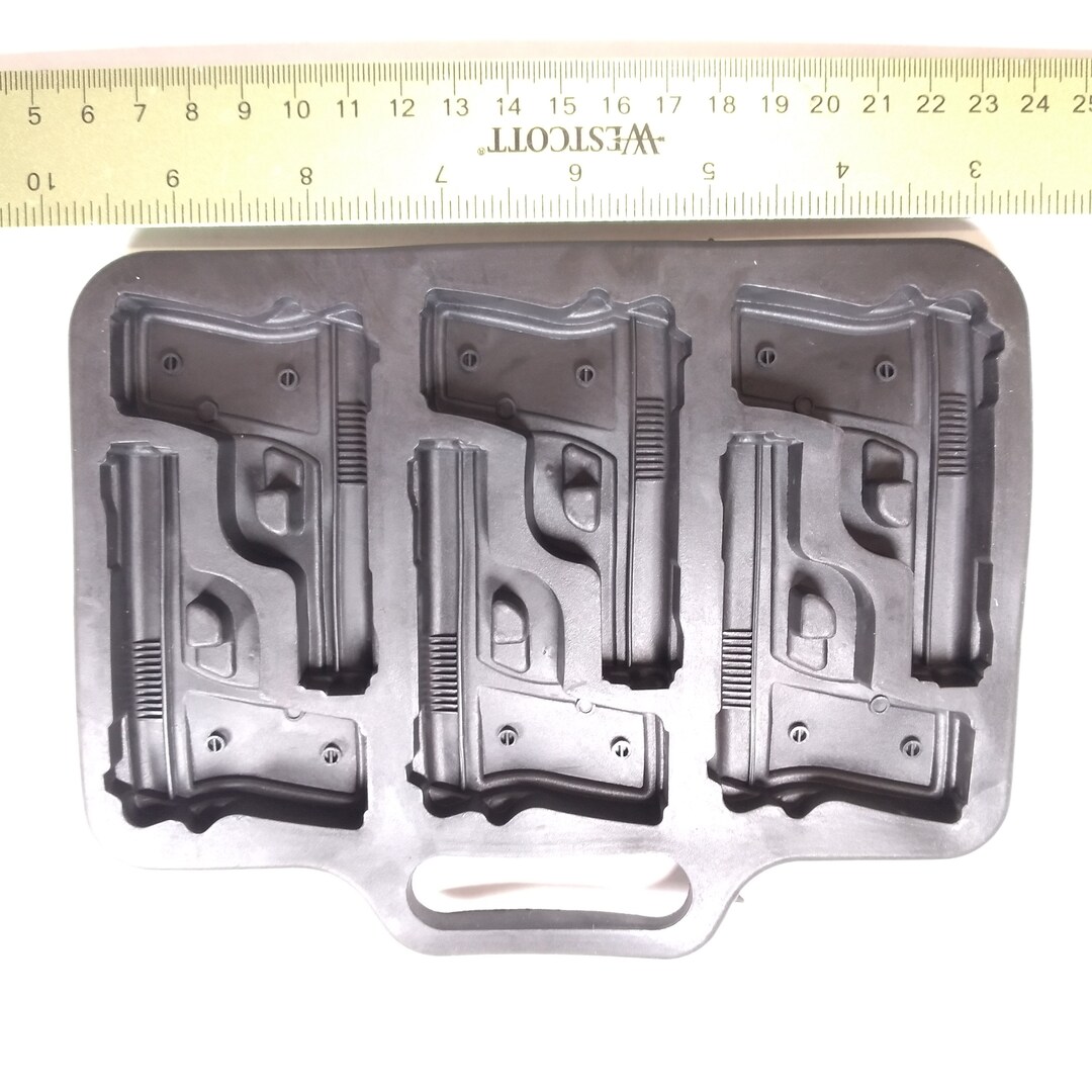 Handgun Silicone Soap Mold 6 Cavity - Etsy