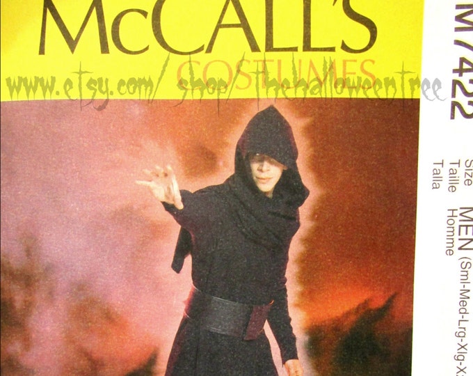 Mccall's 7422 Hooded Robe Costume Sewing Pattern Sizes Sm-xxlrg MP267 ...