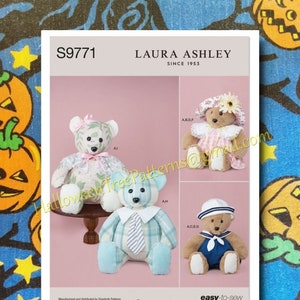 Simplicity 9771 R11761 Chonky Floof Plushies Bears Stuffed Animal ...