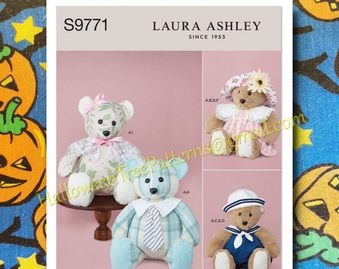 Simplicity 9771 R11761 Chonky Floof Plushies Bears Stuffed Animal ...