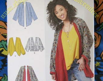 Simplicity 1108 Kimono Style Cardigan Sewing Pattern XXS-XXL | Etsy