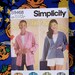 Simplicity 9468 Jacket Coat Sweater Blazer Sewing Pattern - Etsy