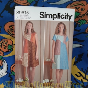 Simplicity S9615 Assymetrical Tunic Dress Shirtdress Sewing Pattern ...