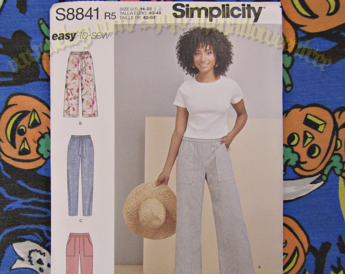 Simplicity 8841 Pull on Pants Simple Sewing Pattern Minimal Perfect ...