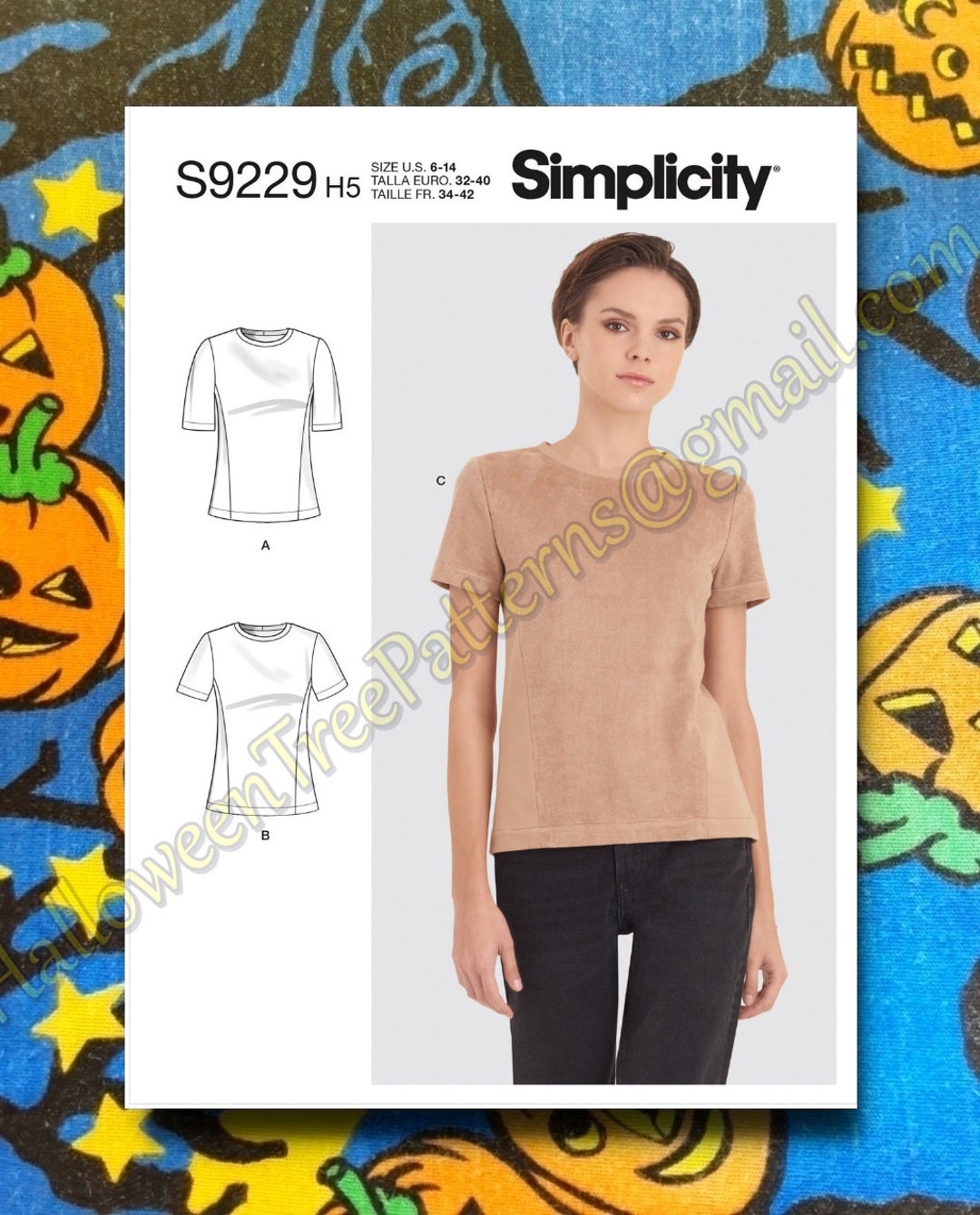 Simplicity 9229 Knit Top Sewing Pattern Sizes 16-24 S9229 - Etsy
