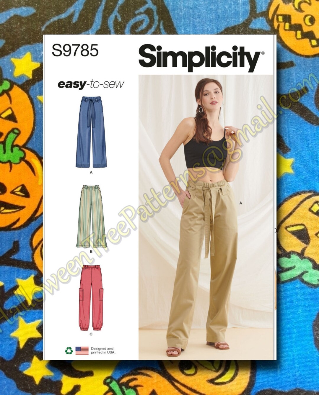 Simplcity 9785 Palazzo Cargo Pants Sewing Pattern Sizes 18-26 S9785 - Etsy
