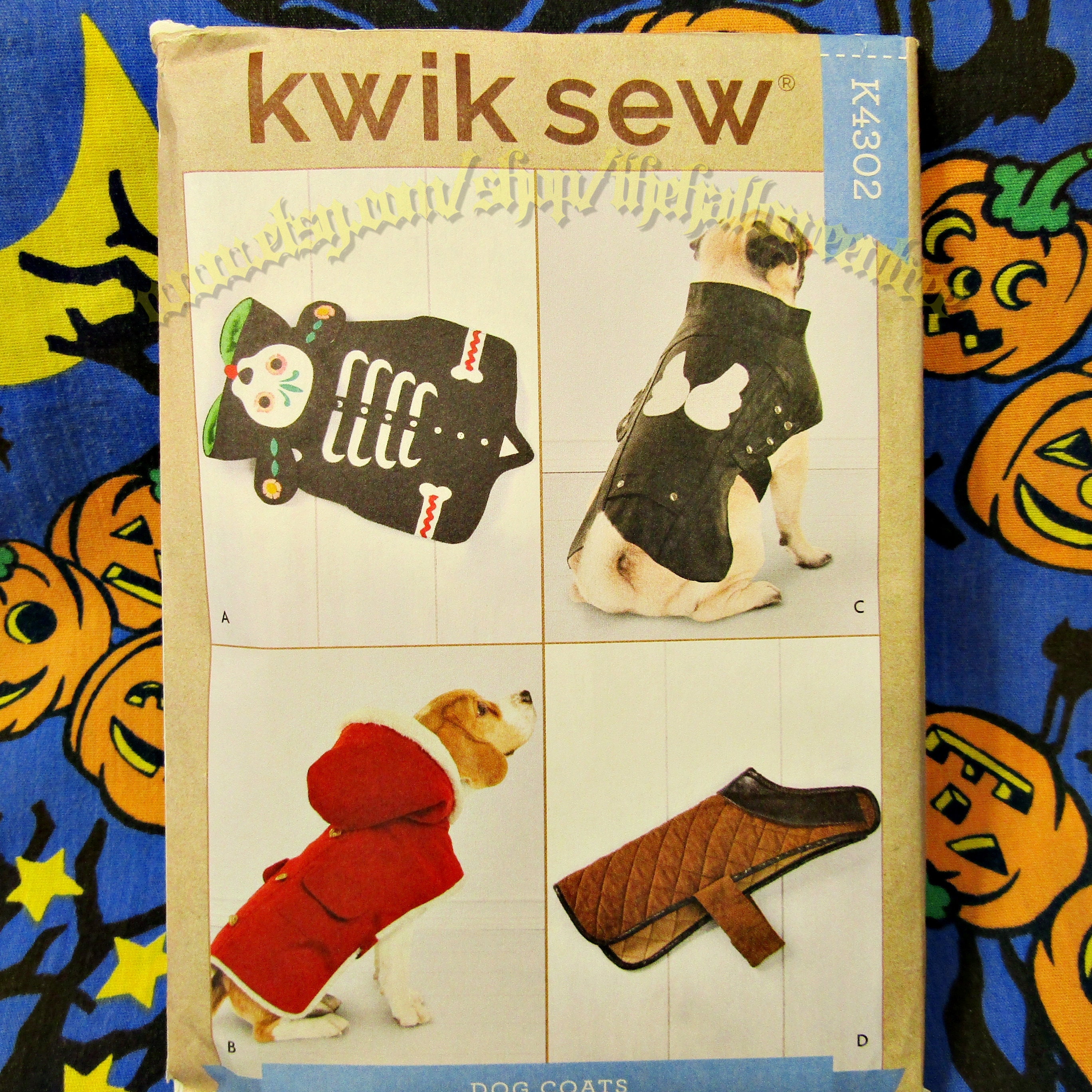 Sewing & Fiber Craft Supplies & Tools Kwik Sew 4302 Dog Jackets Coats ...