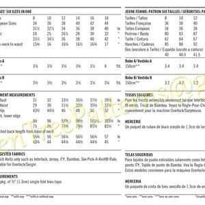 New Look 6717 Sizes 8-18 Knit Dress Sewing Pattern N6717 - Etsy