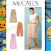 Mccalls 7907 M7907 Sewing Pattern Flare Pants Bubble Leg Tapered Leg ...