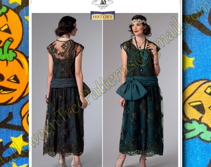 Butterick B6399 1920s Flapper Dress Sewing Pattern Sizes 14-22 6399 - Etsy