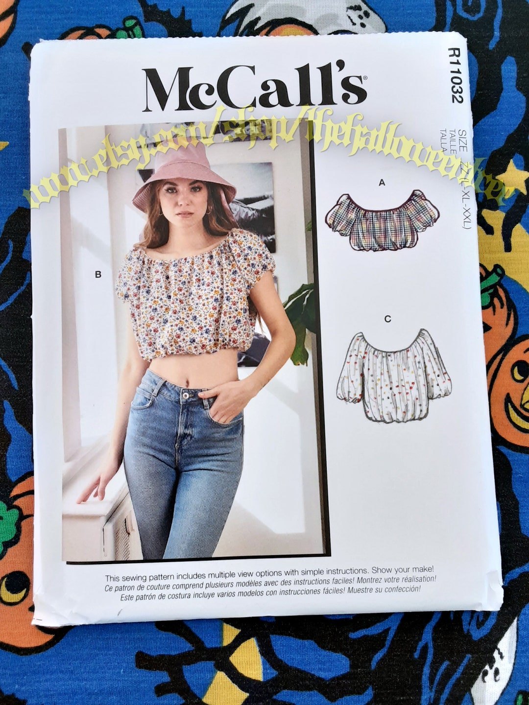 Mccalls 8201 Blouse Top Sewing Pattern SEWING PATTERN Sizes L-XXL M8201 ...