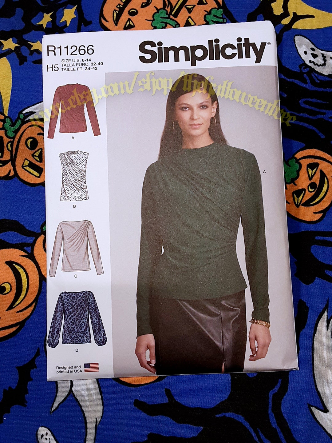 Simplicity 9451 Knit Blouse Top Sewing Pattern Sizes 6-14 S9451 R11266 ...