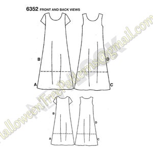 New Look 6352 Sizes 8-18 Dress Sewing Pattern N6352 - Etsy