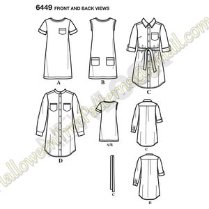 New Look 6449 Dress Sewing Pattern Sizes 8-20 New UNCUT - Etsy