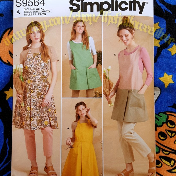 Apron Dress Pattern - Etsy