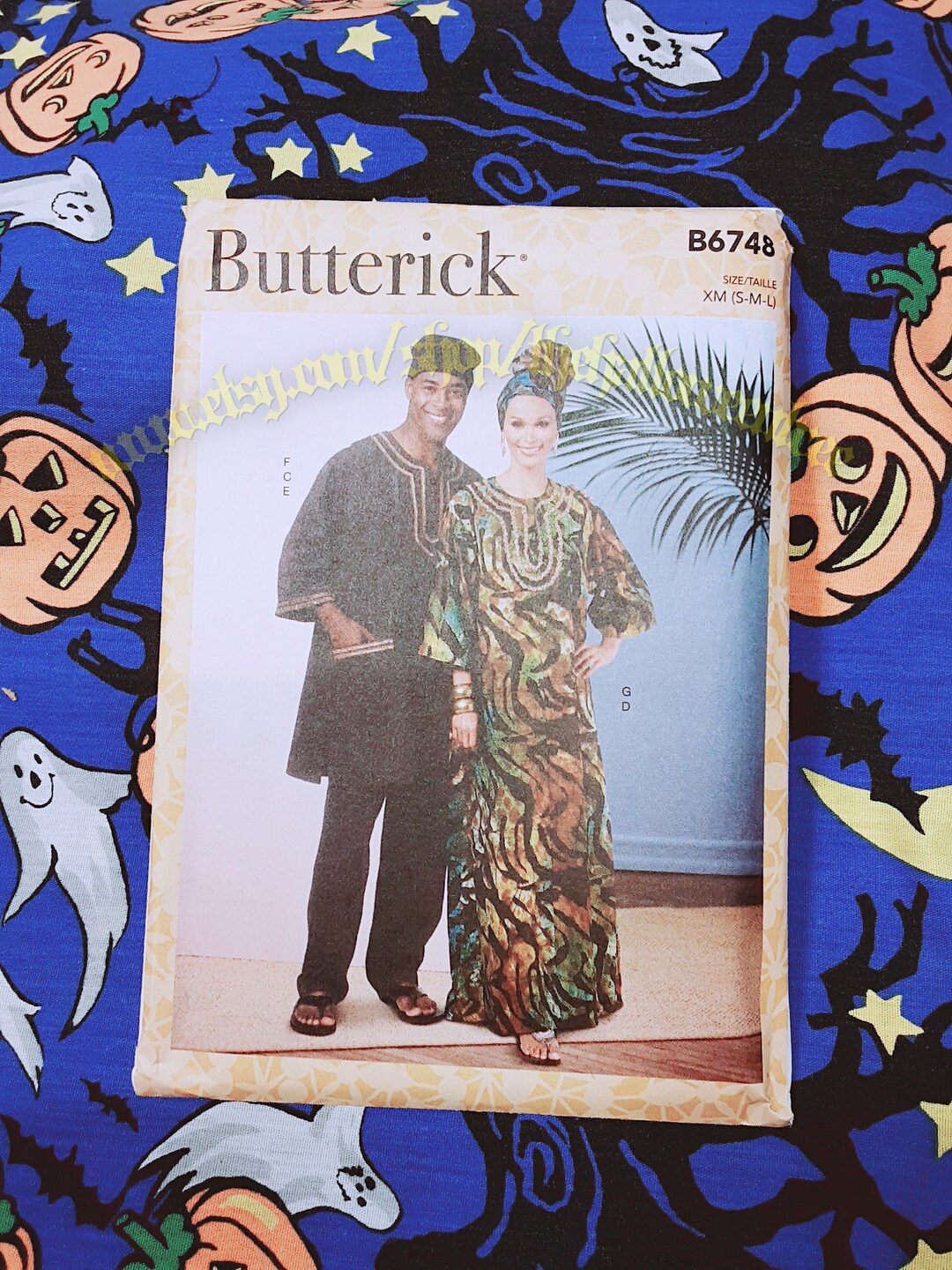 Butterick 6748 Traditional African Garments Sewing Pattern Sizes S_L ...