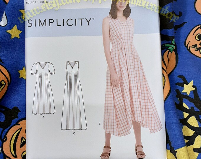 Simplicity 9134 Easy Simple Dress Versatile Sewing Pattern Sizes 6-14 ...