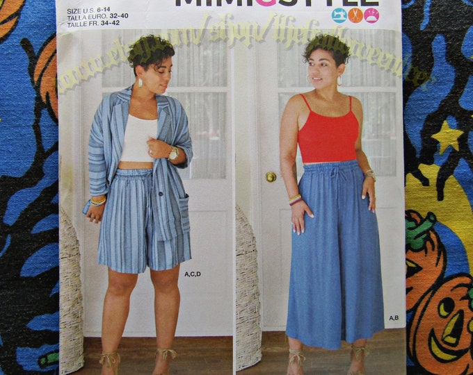 Simplicity Pattern 8177 Mimi G Style Pants, Coat or Vest, and Knit Top ...