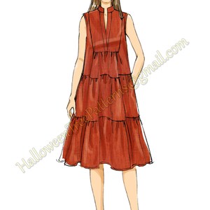 Butterick 6993 Dress Sewing Pattern Sizes 18-26 B6993 - Etsy