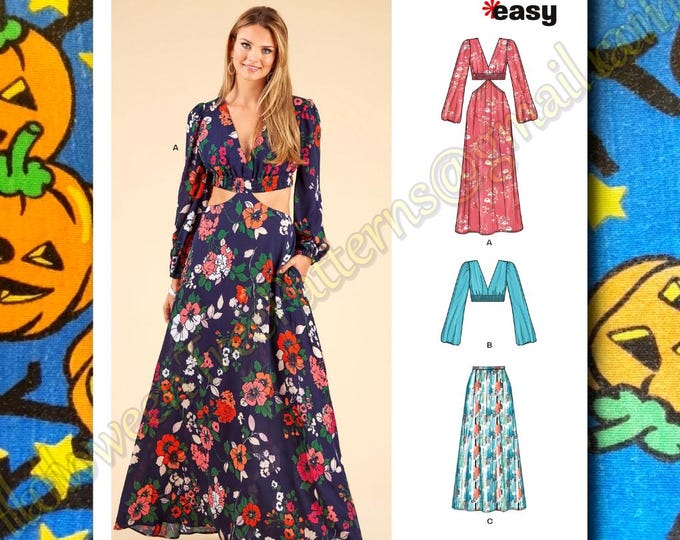 Simplicity 9149 Boho Blouse Top and Pants Sewing Pattern Sizes 18-26 ...