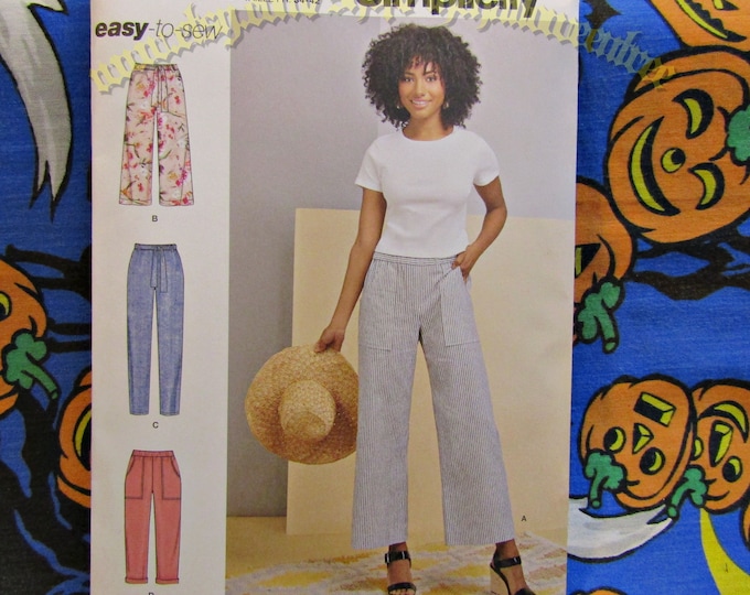 Simplicity 8841 Pant Slacks Sewing Pattern Perfect Wardrobe - Etsy