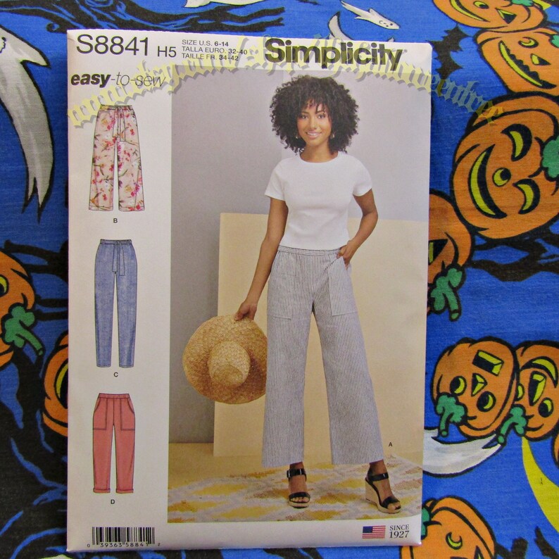 Simplicity 8841 Pant Slacks Sewing Pattern Perfect Wardrobe | Etsy