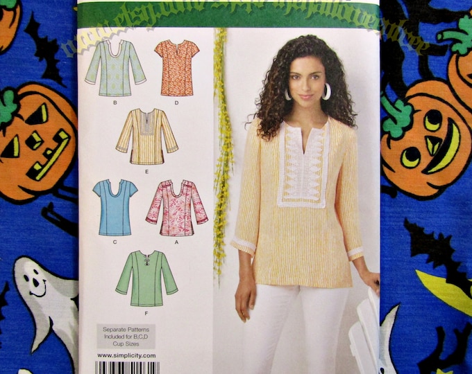 Simplicity 1461 Kurta Tunic Top Simple Boho Sewing Pattern Sizes 10-18 ...