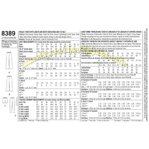 Simplicity 8389 Side Tie Pull on Pants Simple Sewing Pattern Shorts ...