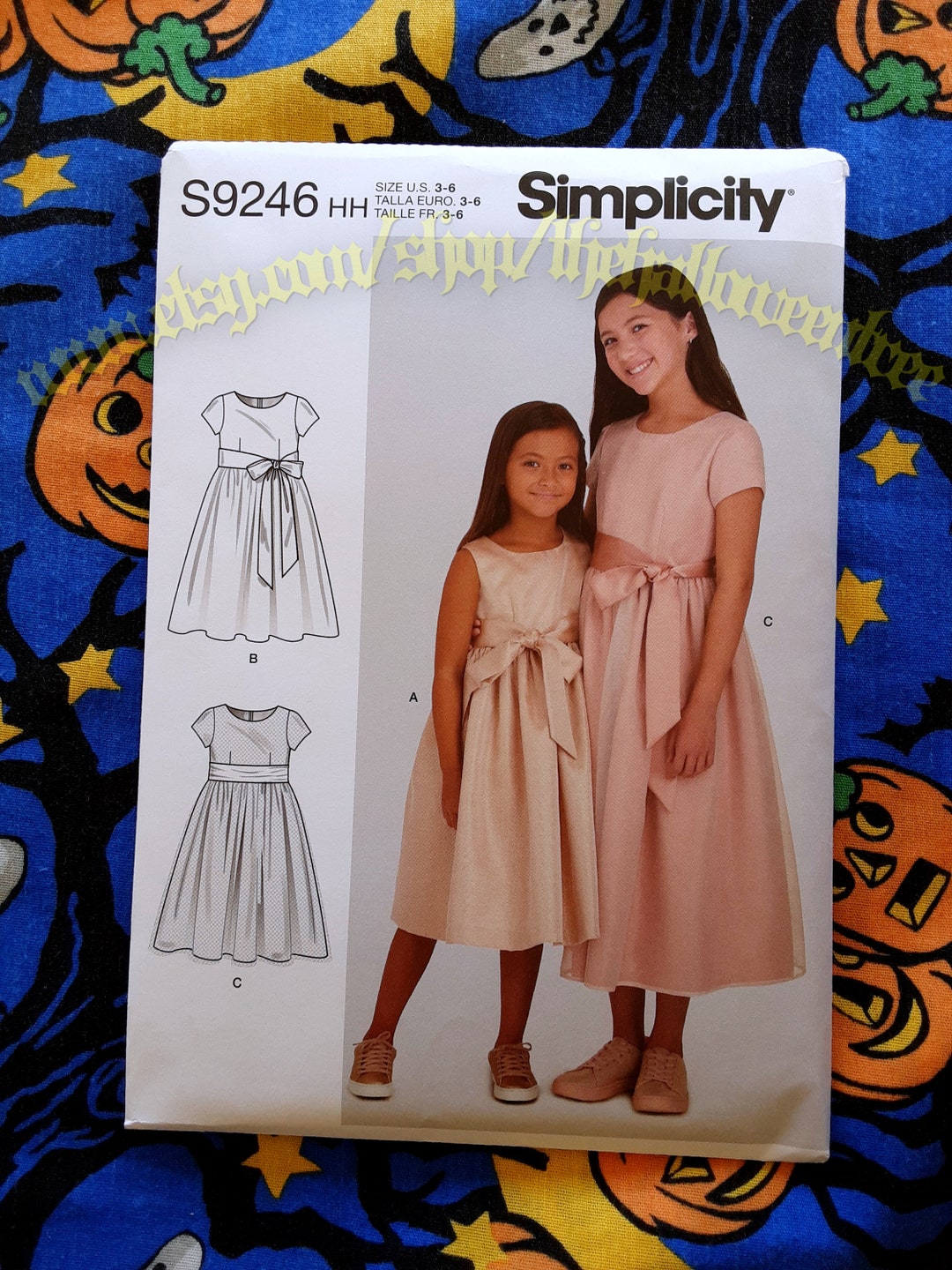 Simplicity 9246 Dresses Sewing Pattern Sizes 3-6 S9246 - Etsy