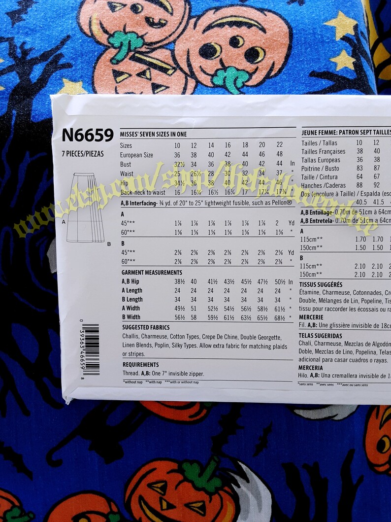 New Look 6659 Skirt Sewing Pattern Sizes 10-22 - Etsy