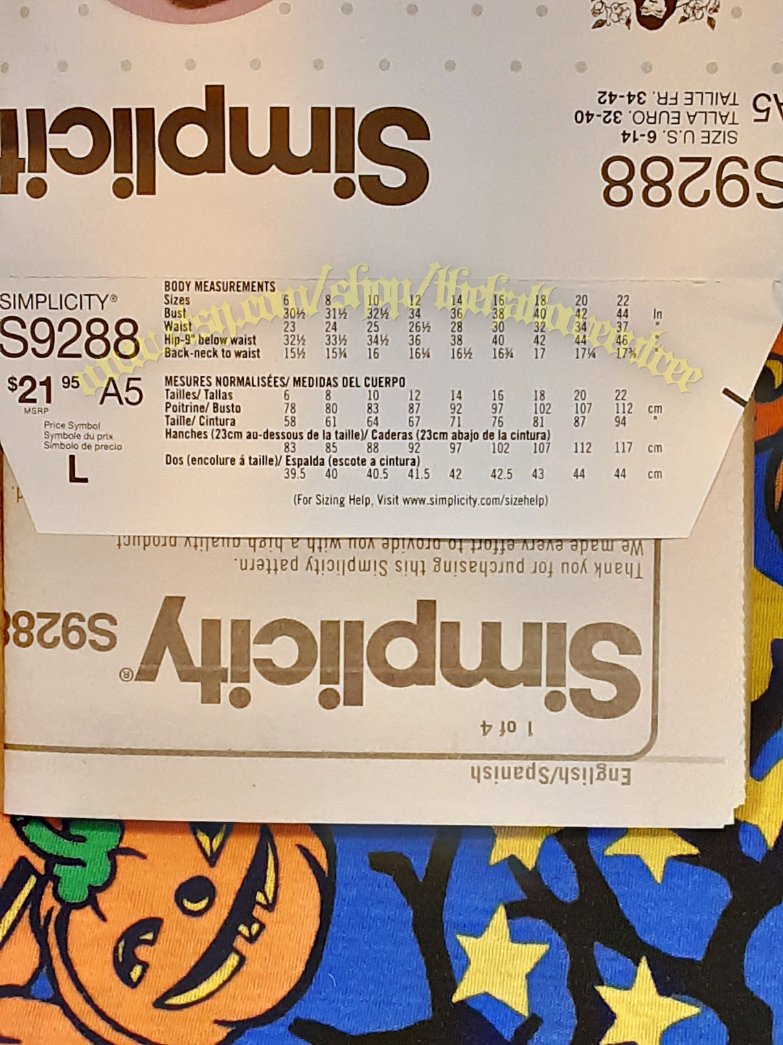 Simplicity 9288 E5 Vintage Style Tops & Skirt Sewing Pattern - Etsy