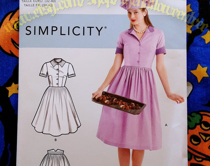 Simplicity 9164 Costume Dress Bakers Hat Sewing Pattern Sizes 6-14 ...