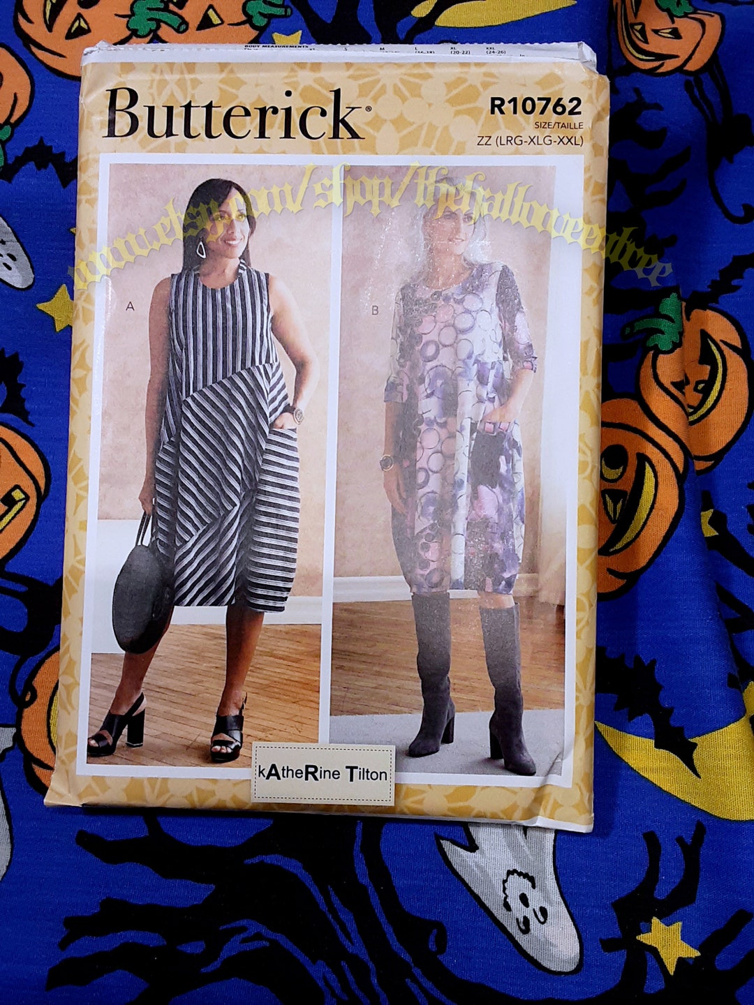 Butterick 6784 Aka R10762 Lagenlook Tunic House Dress Handkerchief ...
