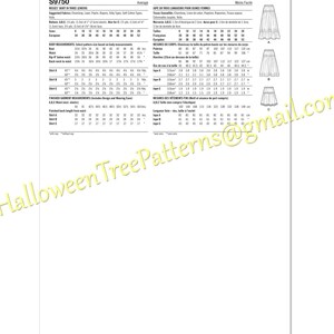 Simplicity 9750 R11765 Tiered Skirt Sewing Pattern Sizes 18-26 S9750 - Etsy