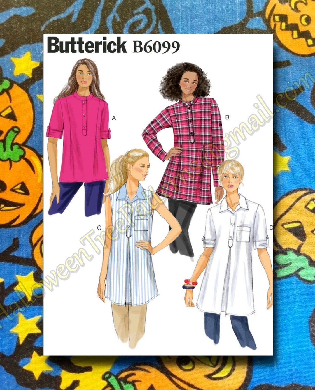 Butterick 6099 Blouse Boho Top SEWING PATTERN Sizes XS-M B6099 - Etsy