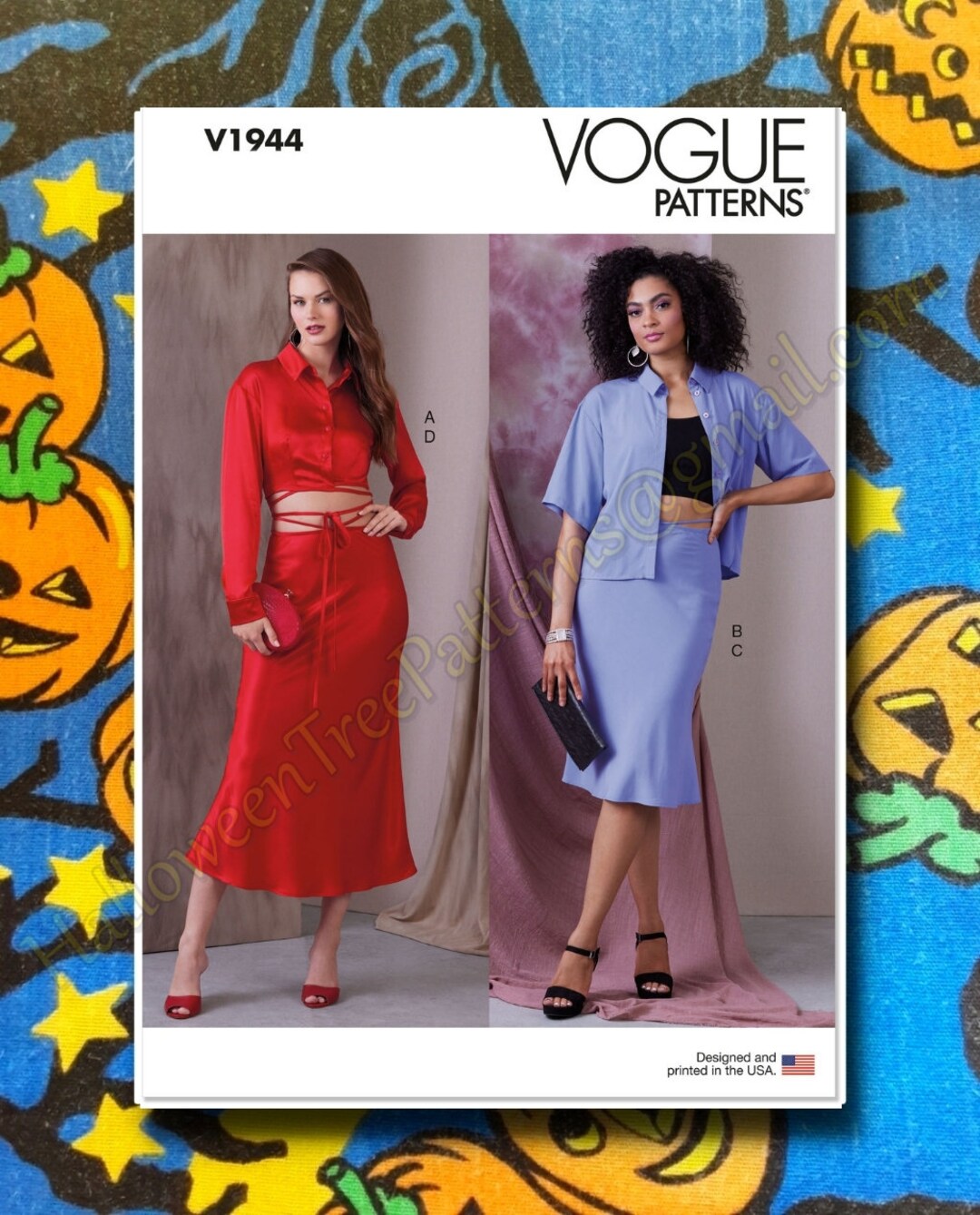 Vogue 1944 Tops and Skirts Sewing Pattern Sizes 14-22 V1944 R11732 - Etsy