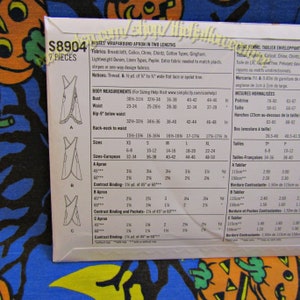 Simplicity 9312 Wrap Apron Dress Sewing Pattern Adult Sizes Xs-xl S8904 ...